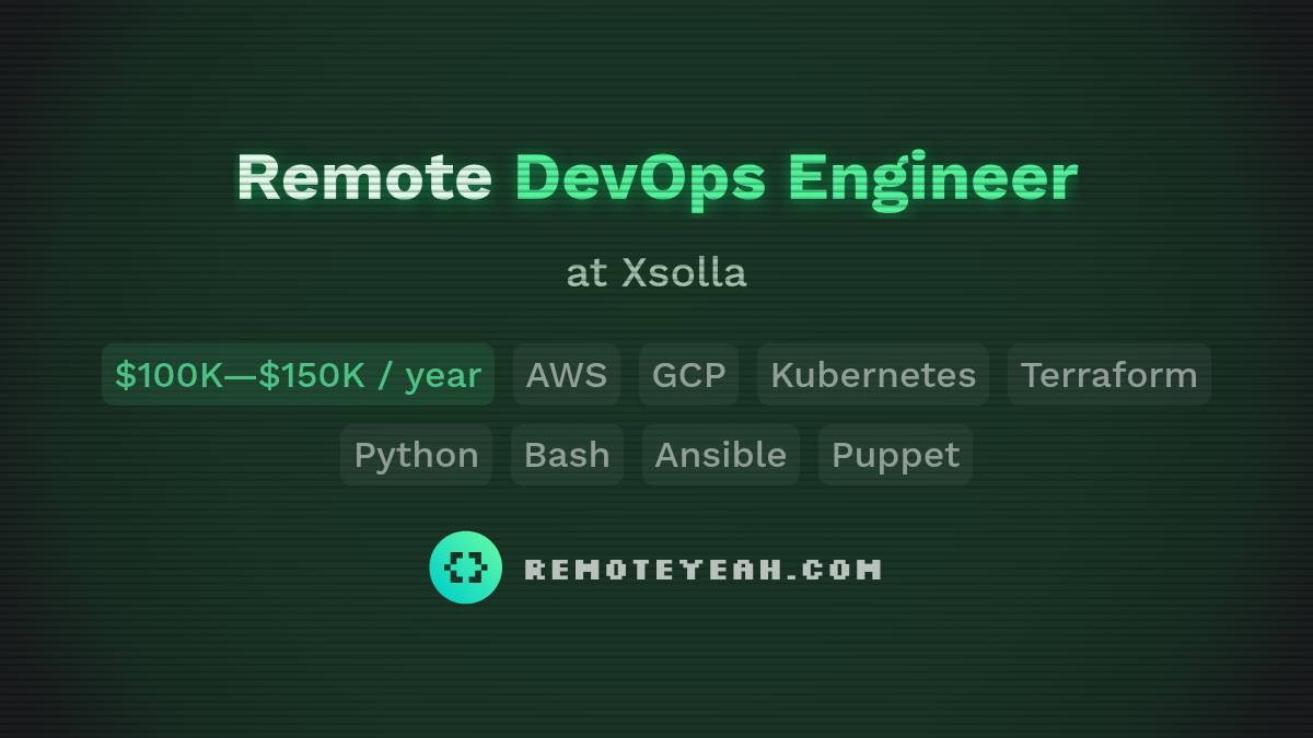 Remote DevOps Engineer at Xsolla